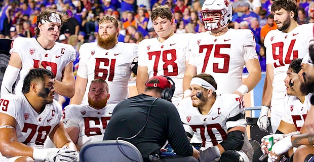 WSU's offensive line growth and development has Jake Dickert thrilled