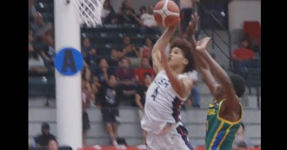 WATCH: Seth Trimble Posterizes Defender in U18 FIBA Americas Final