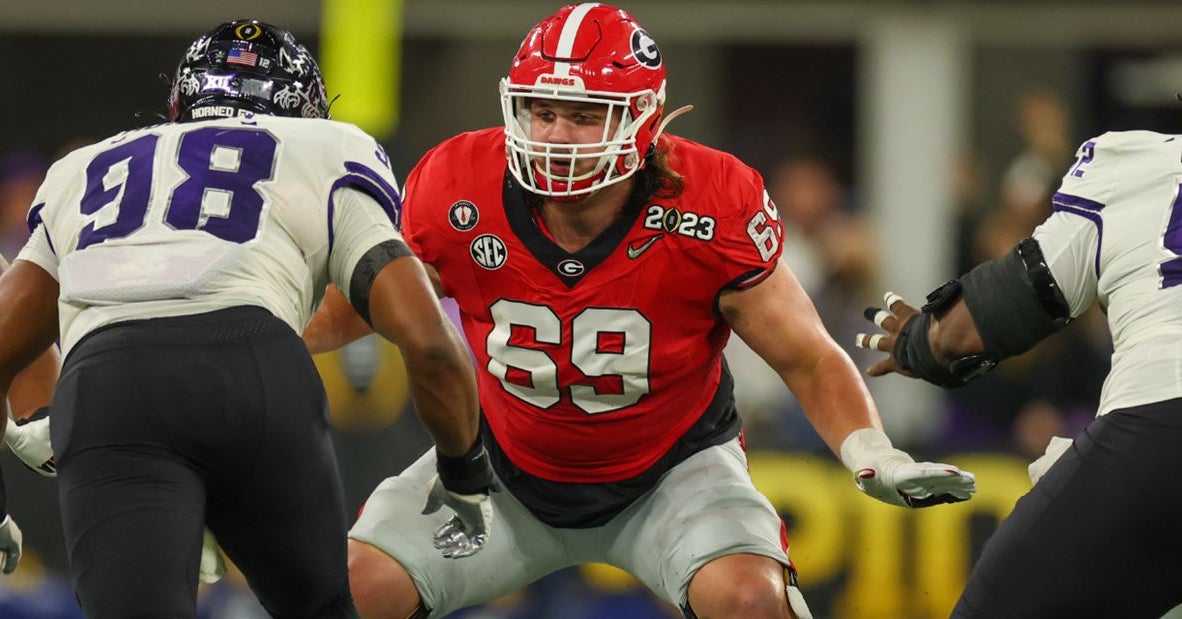 Georgia OL Tate Ratledge praises Neyland Stadium