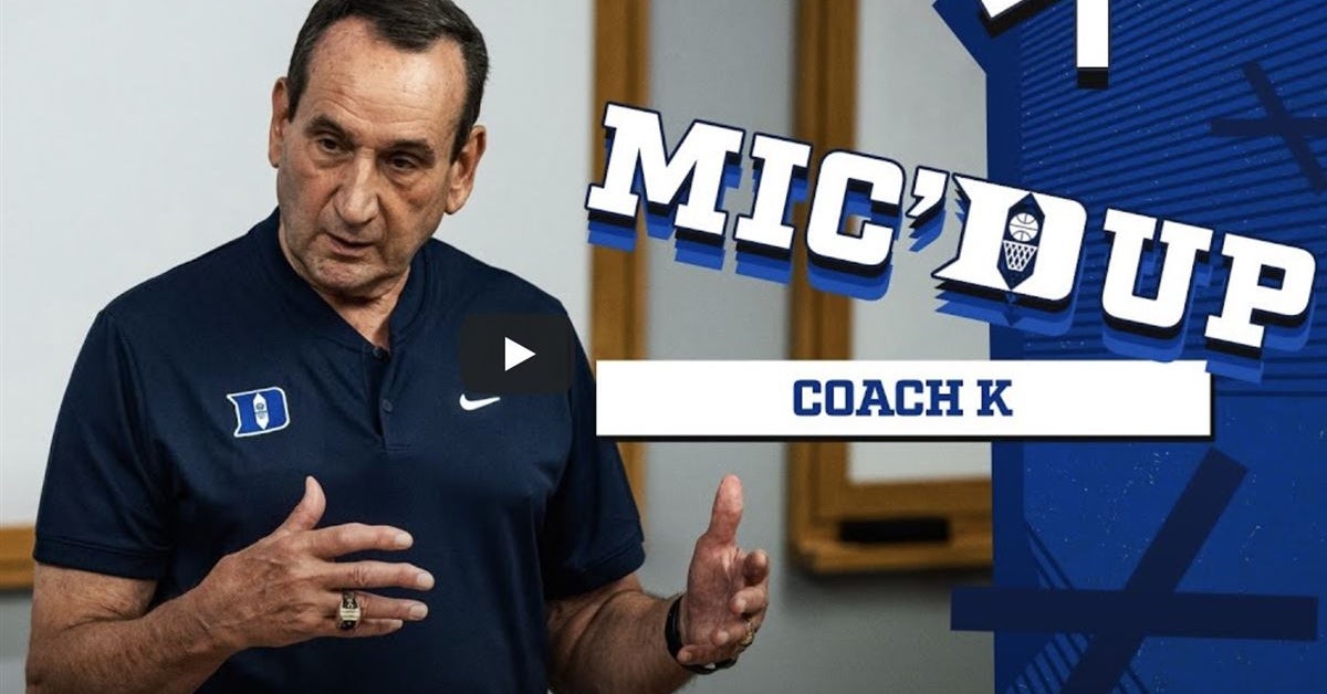 Coach K meets with team to share secret to reaching the ultimate goal ...