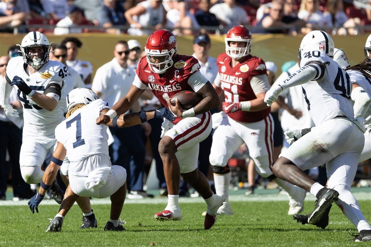 Arkansas QB KJ Jefferson on Razorbacks' SEC outlook in 2022: 'We're ...