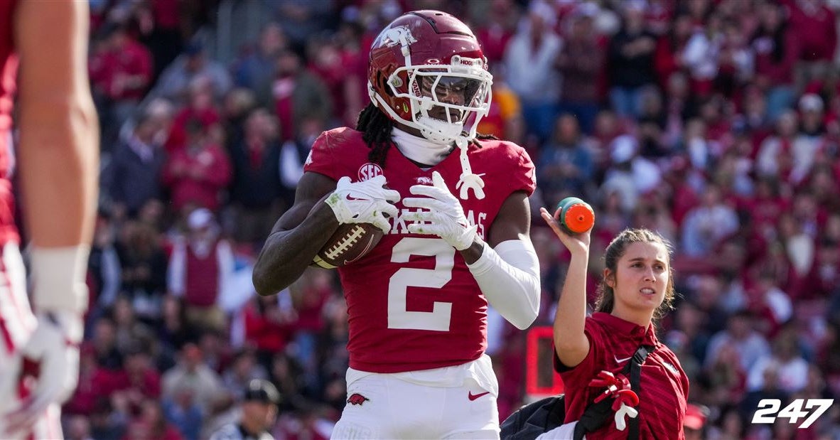 Arkansas wide receiver Andrew Armstrong declares for NFL Draft, won't ...
