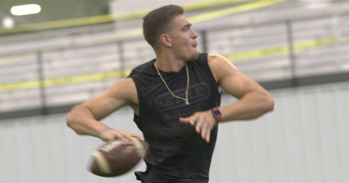 Video: Watch Jake Garcia throw at QB Collective