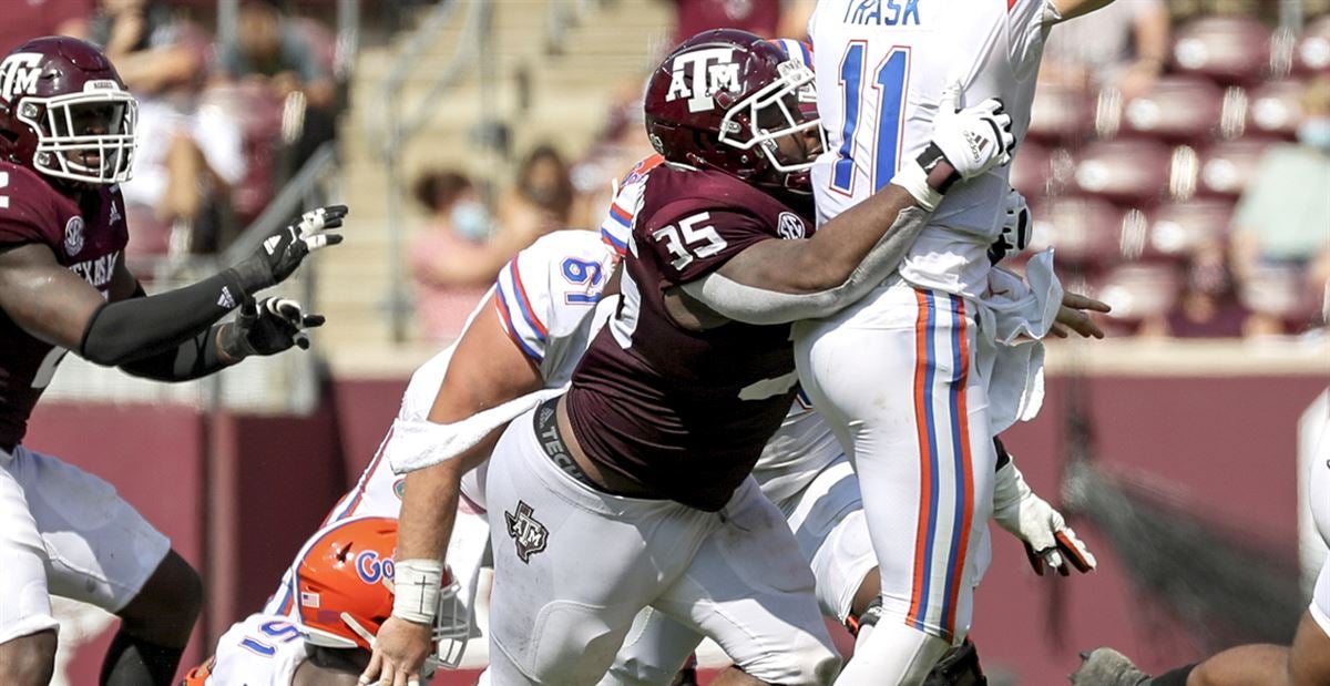 Connecting A&M's three man front and its red zone defense