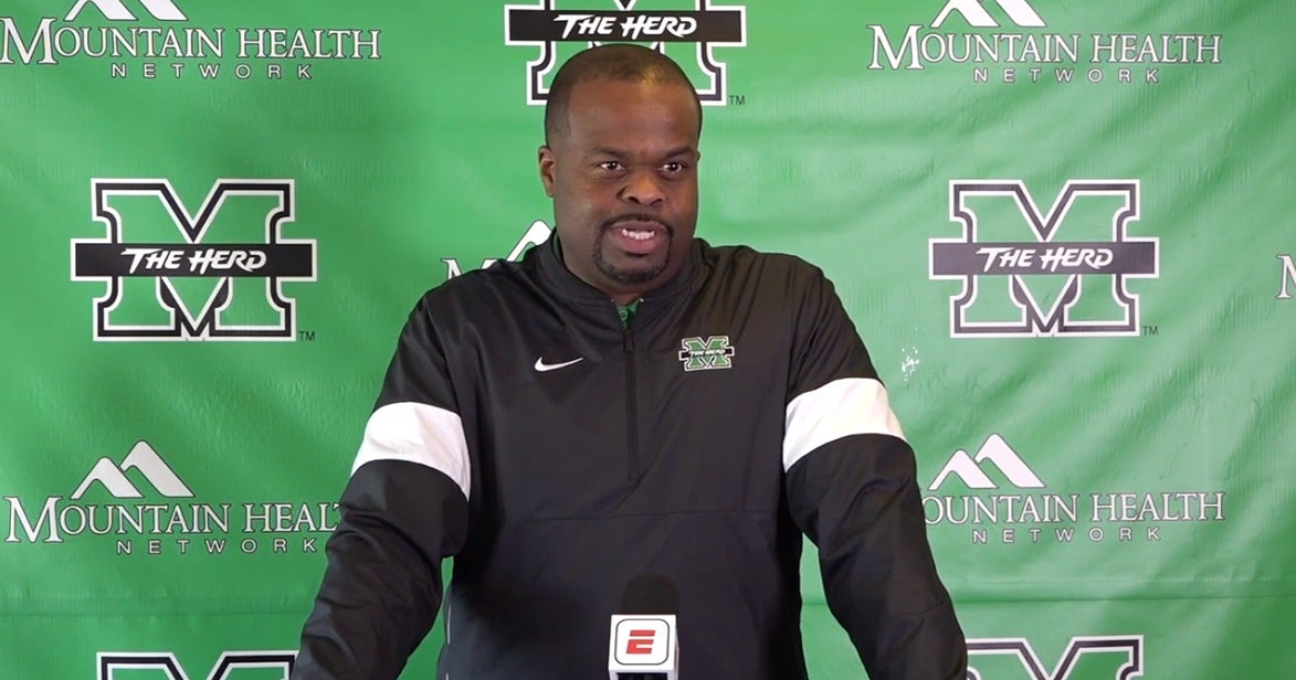 WATCH: What Charles Huff had to say after Marshall's Monday practice