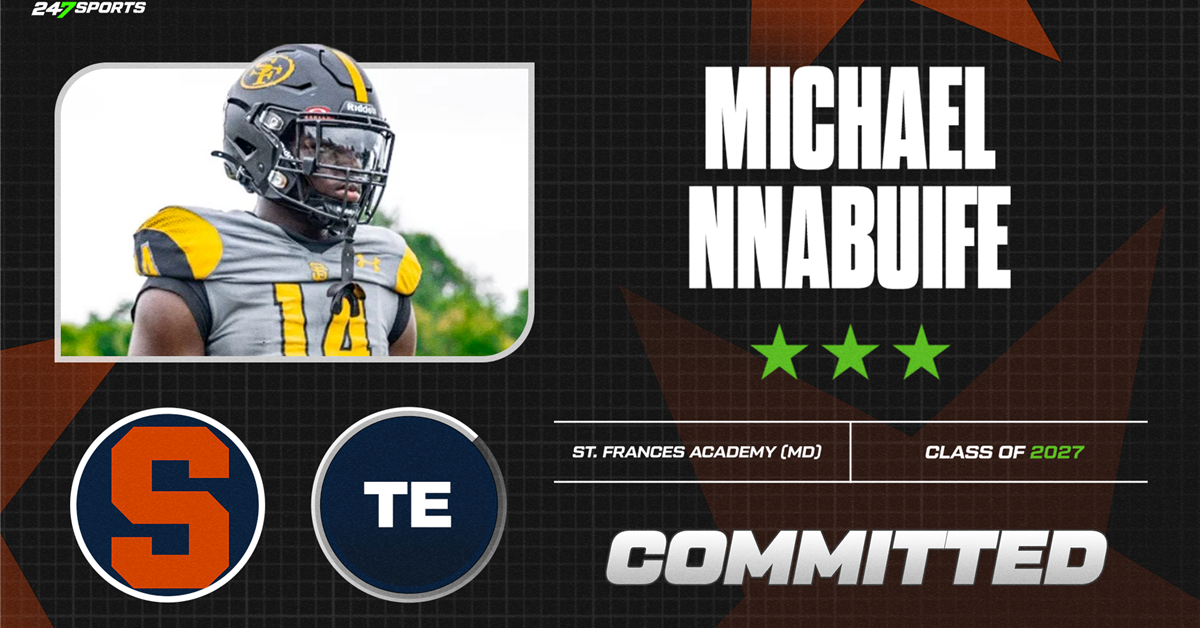 Syracuse lands TE Michael Nnabuife from Baltimore powerhouse St. Frances
