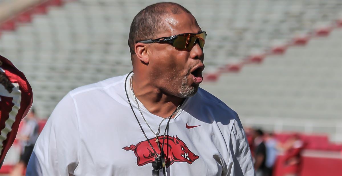 Deke Adams and Dominique Bowman fitting in at Arkansas