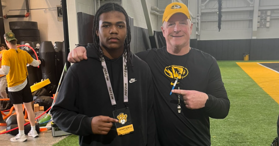 Rising in-state 2028 LB Anthony Busby returns to Mizzou
