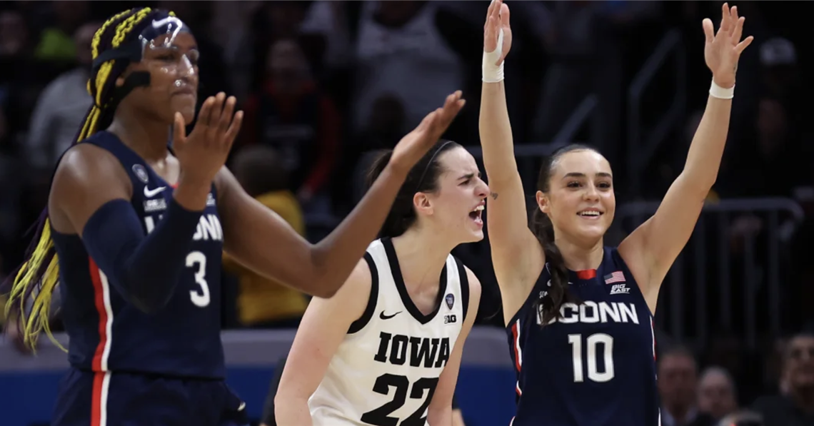 UConn-Iowa controversial foul call in Hawkeyes' Final Four win sparks ...