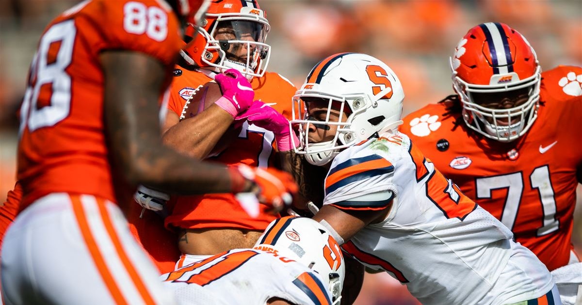 Syracuse LB Stefon Thompson breaks out (PFF grades, snap counts)