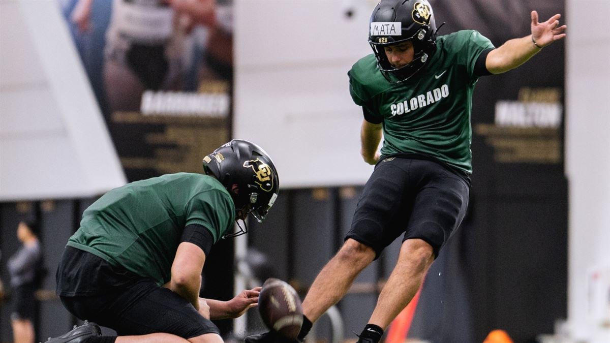 Colorado kicker Alejandro Mata kicks for more than just the Buffs