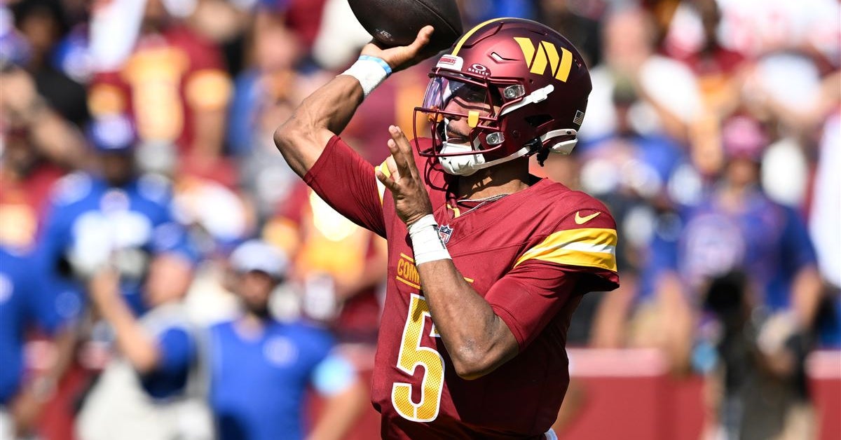 WATCH: Jayden Daniels completes wildest Hail Mary throw to shock the Bears