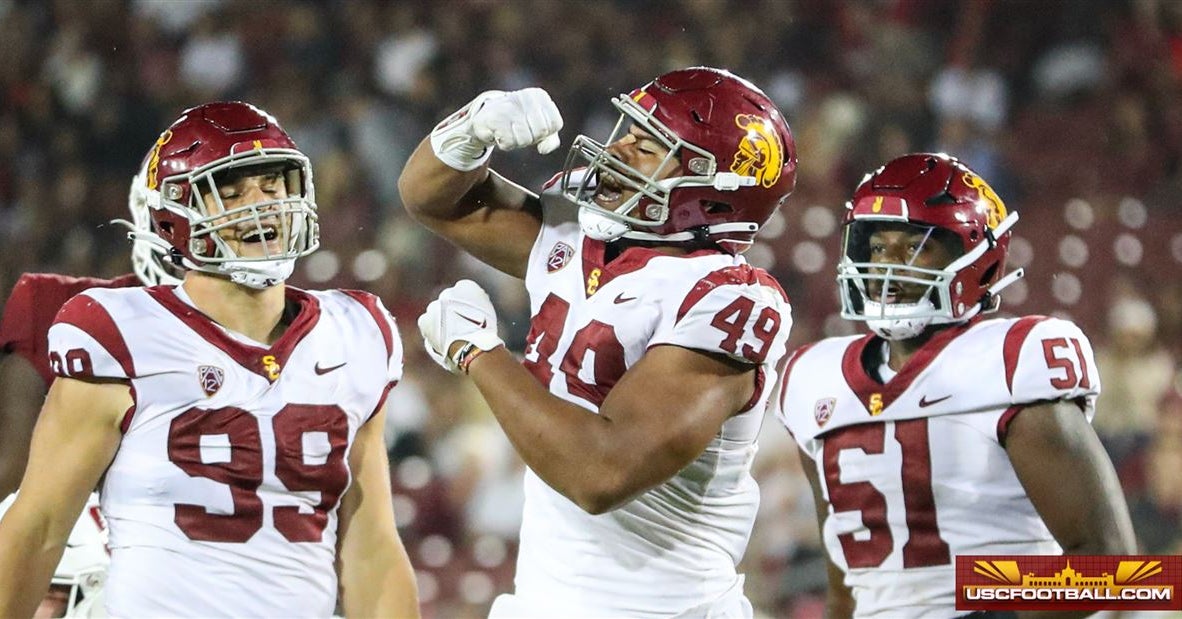 USC participation chart, formation breakdown from win at Stanford