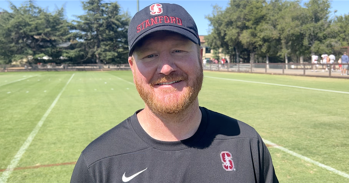 Stanford DC Bobby April breaks down defense, personnel in Training Camp