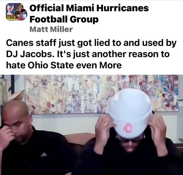 Anyone watch the dj jacobs announcement? My Miami buddy