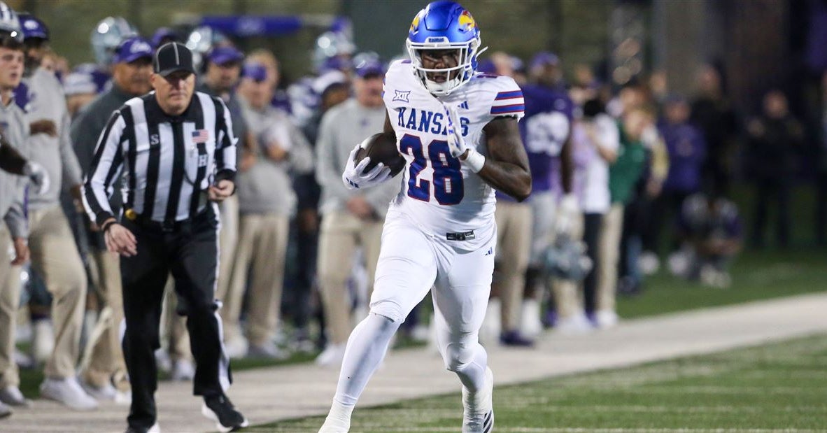 Kansas RB Sevion Morrison intends to transfer