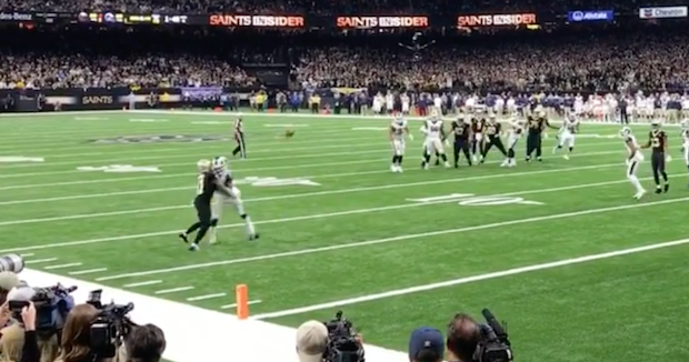 WATCH: New angle shows two officials missed late PI call