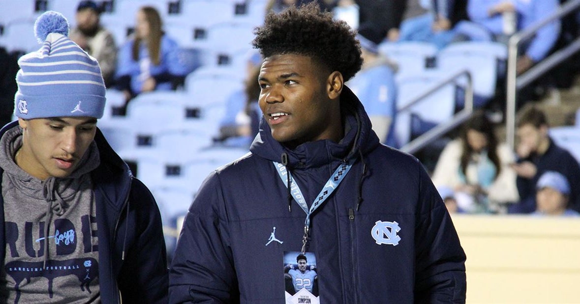 Trent Simpson Visits UNC, Prepares to End Recruitment