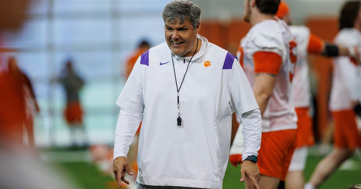 Early in his tenure, Matt Luke turning Clemson into an offensive line ...