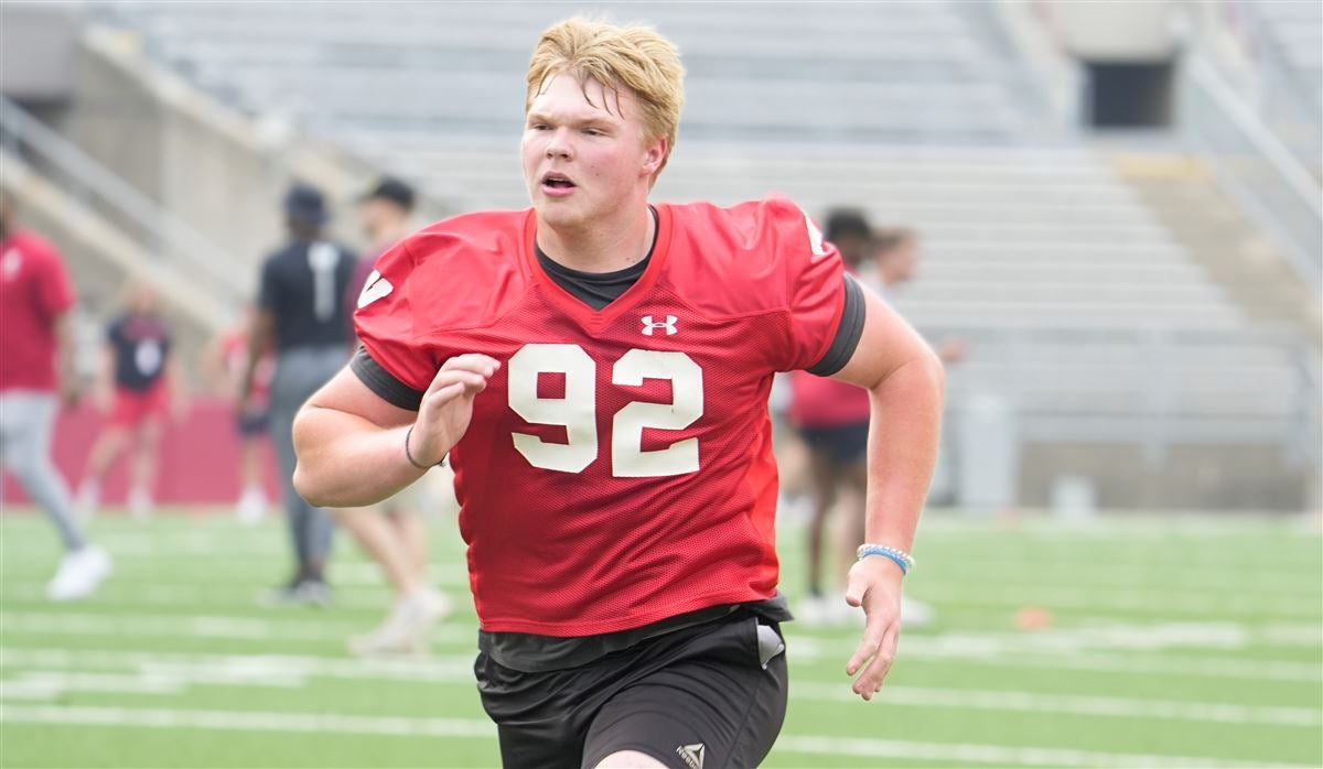 Wisconsin evaluates in-state OL Griffin Rousseau at camp