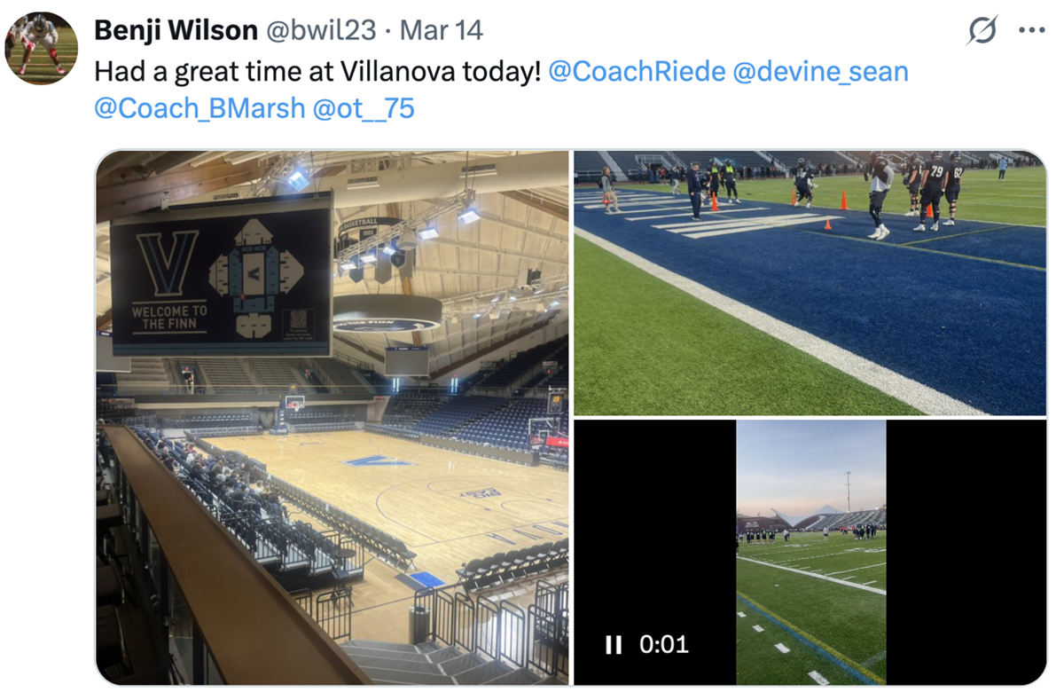 Intimidating, 2026 OL, Benji Wilson discusses his recruitment