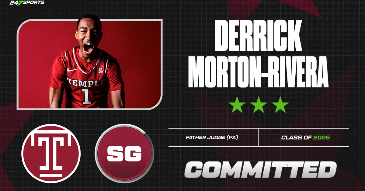 Three-star Derrick Morton-Rivera commits to Temple