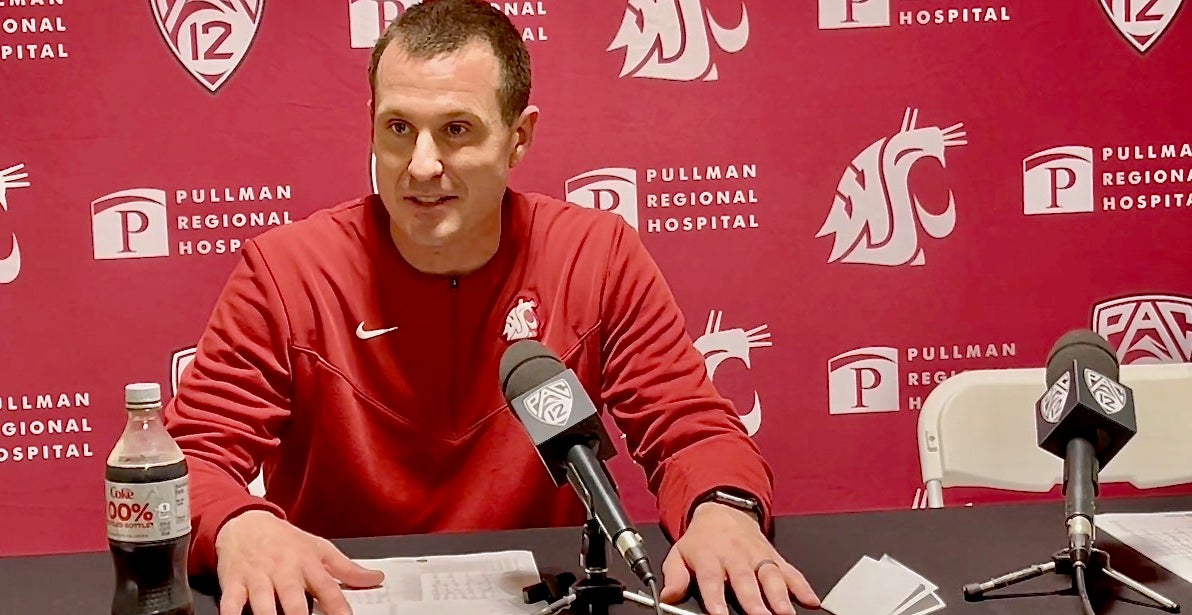 Jake Dickert says WSU OL played its best game in 52-14 win over Stanford