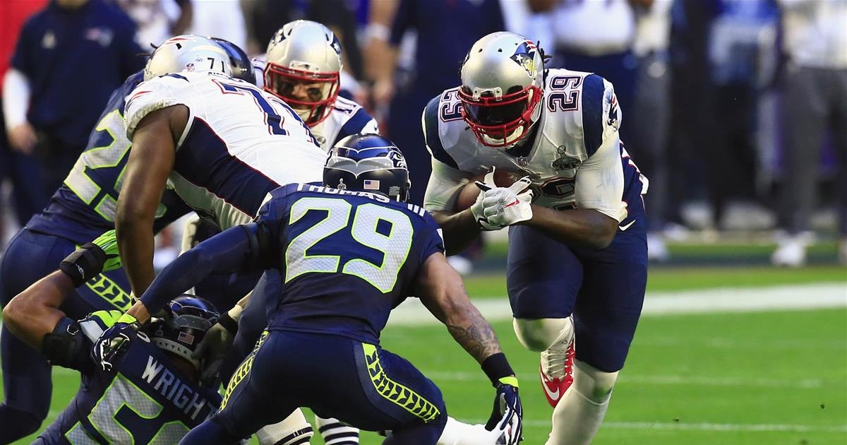 Finding one statistic for each Patriots halfback