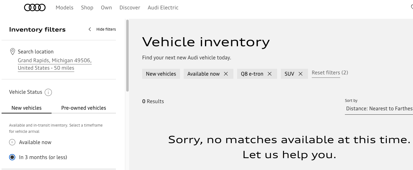 Anyone own an Audi EV