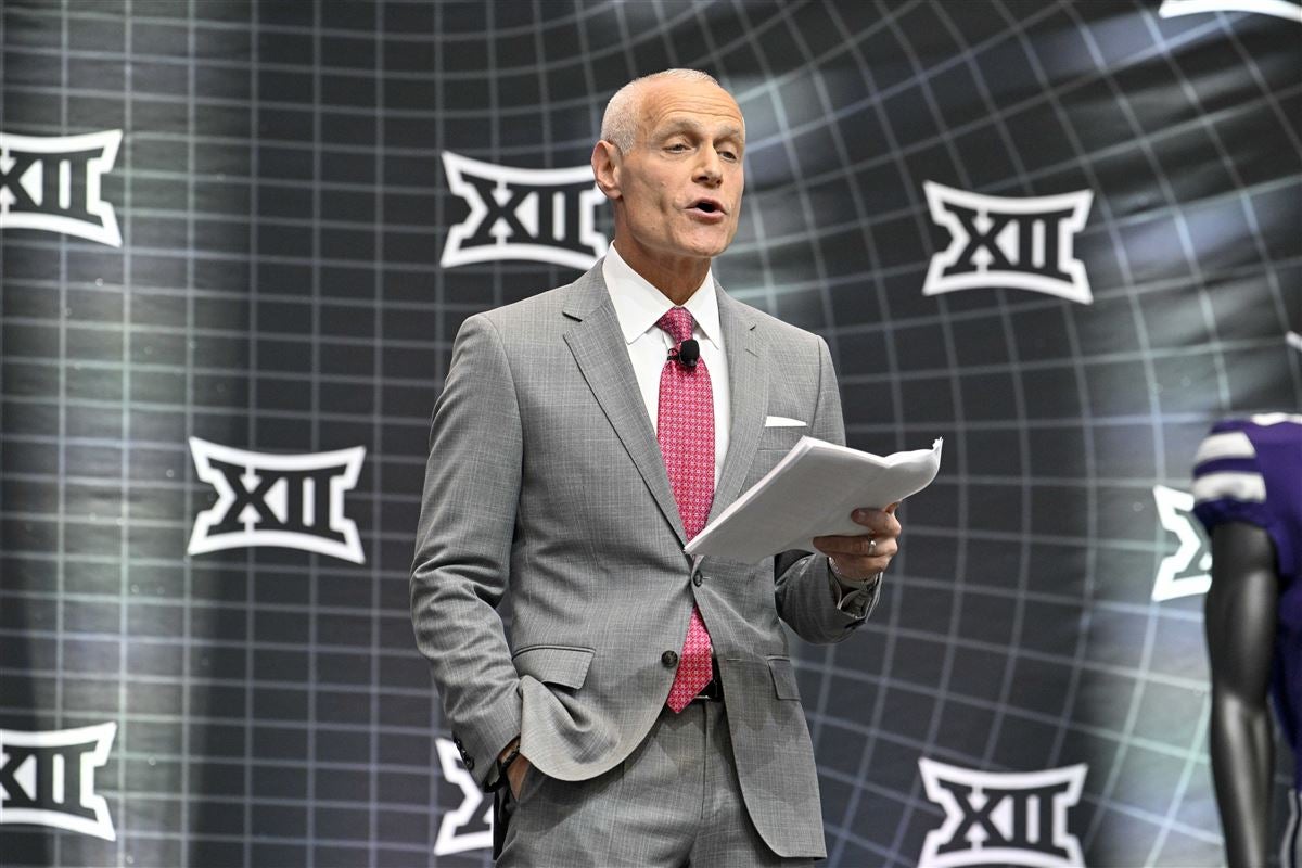 Brett Yormark speaks at Big 12 media days
