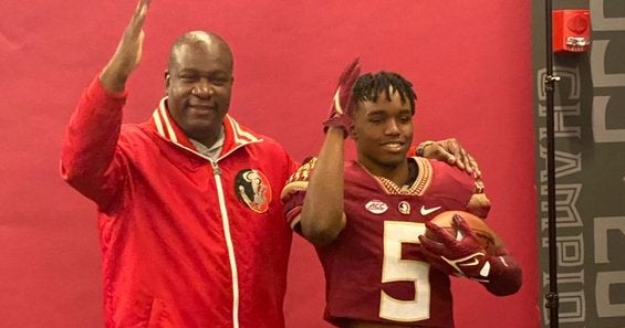 South Florida RB Xavier Terrell checks out FSU on Saturday