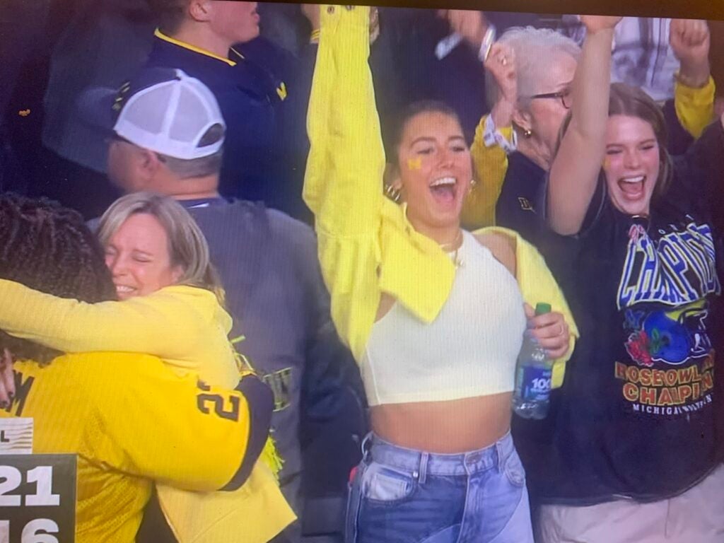 JJ's Girlfriend. They keep showing her