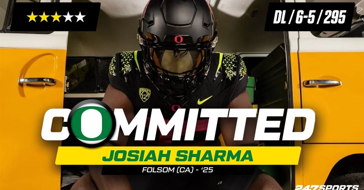 DL Josiah Sharma talks about his commitment to Oregon