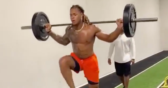 WATCH: Chase Young makes intense workout look easy