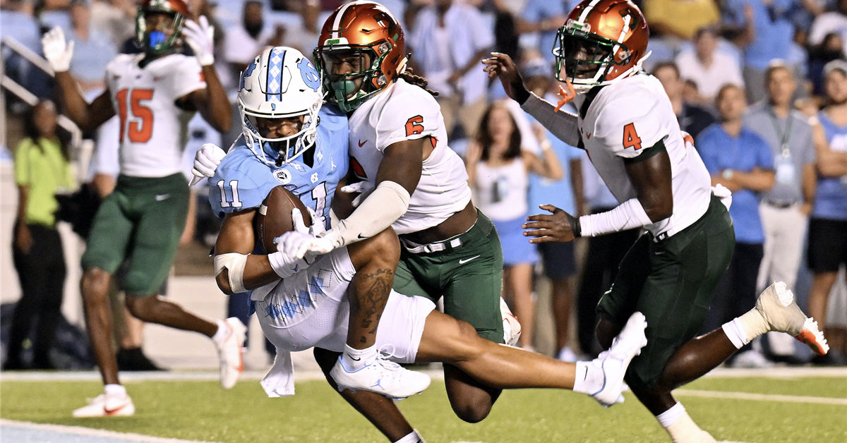 UNC football: Injury update on WR Josh Downs after Tar Heels' win over ...
