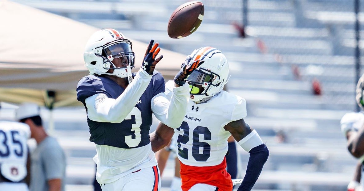 How Auburn freshman WR Perry Thompson has progressed this preseason