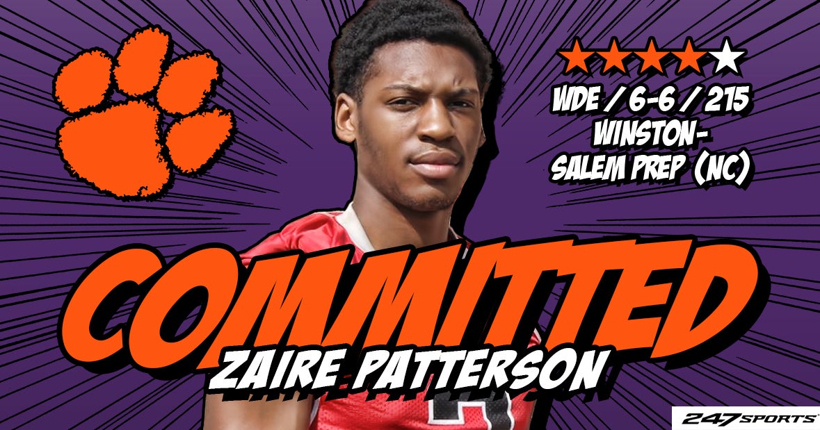 Four-star Zaire Patterson commits to Clemson over South Carolina