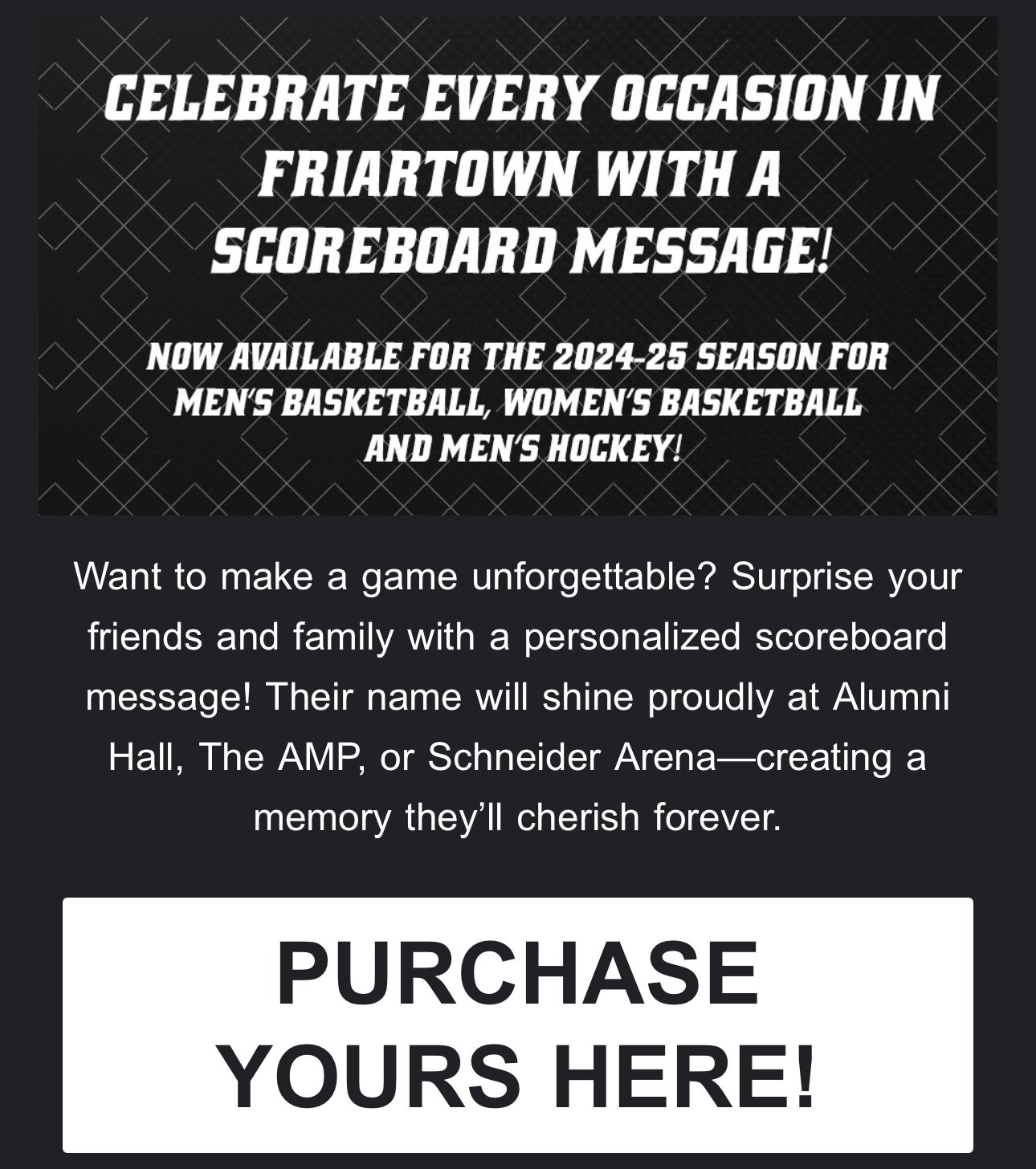 Scoreboard Messages