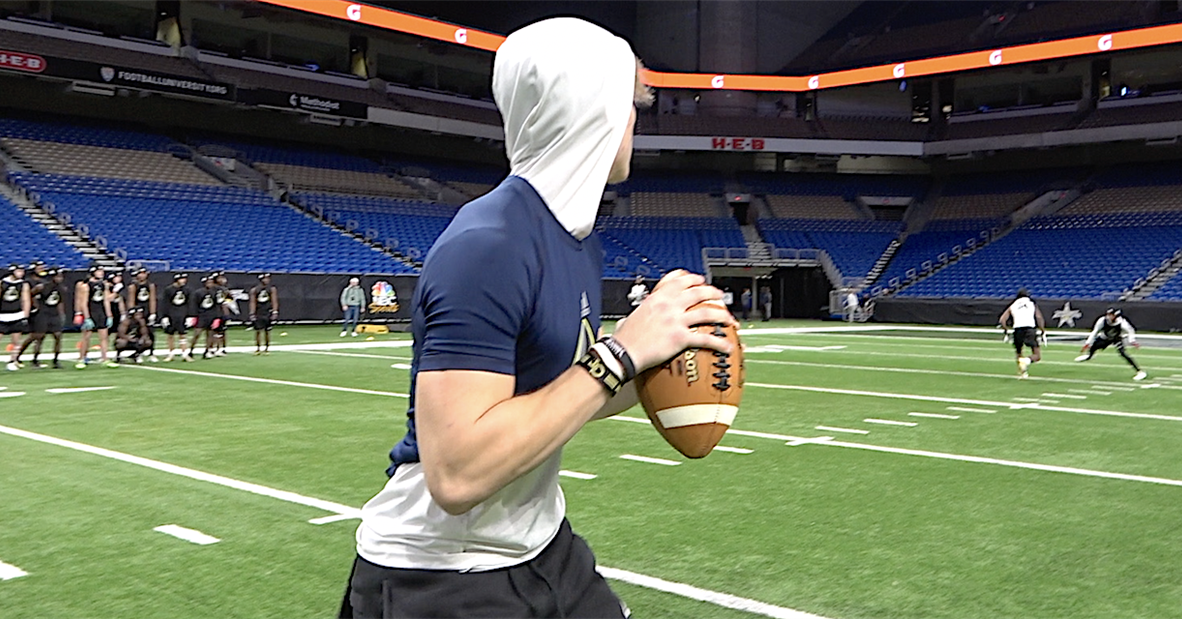 WATCH: 2023 QB Marcus Stokes Throws at Underclassmen Combine