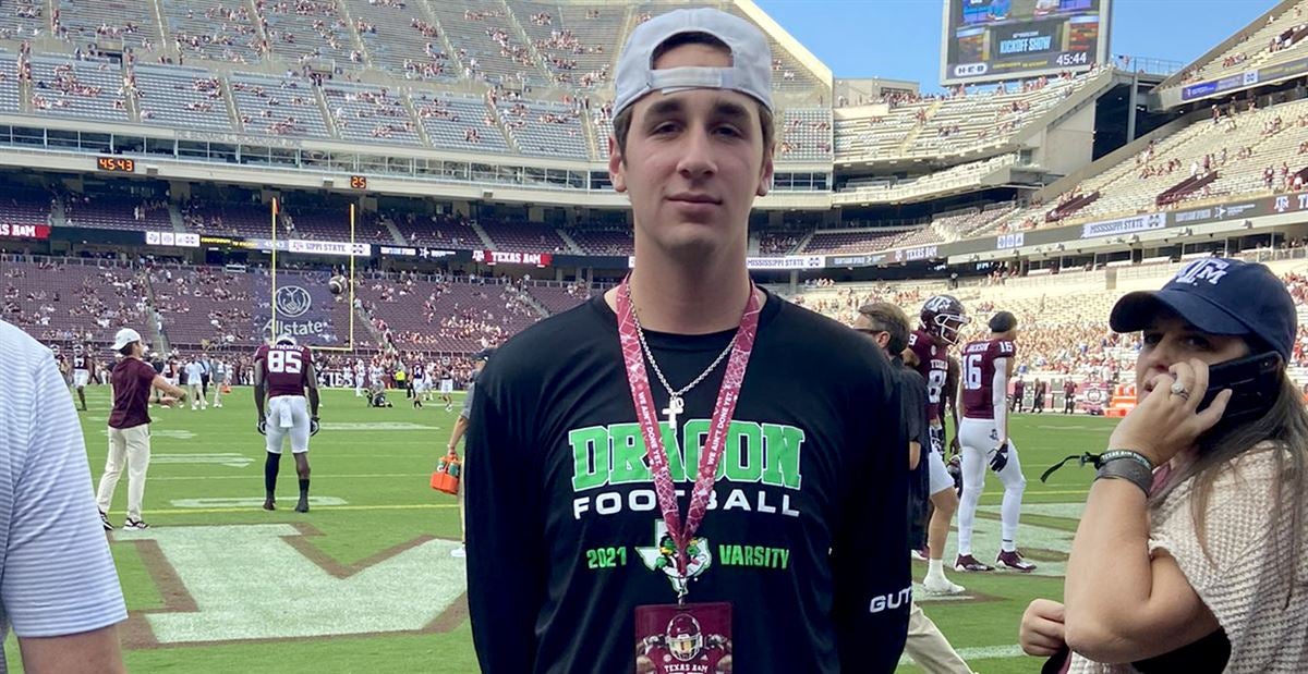 New commit Tyler White, an All-American Bowl punter, shares how his A&M ...