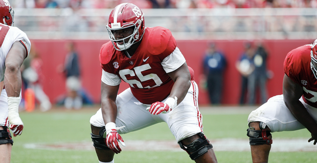 What is the plan for guard Deonte Brown now that he's eligible?