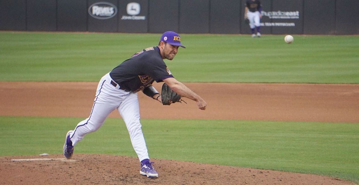 ECU loses in extras, settles for doubleheader split