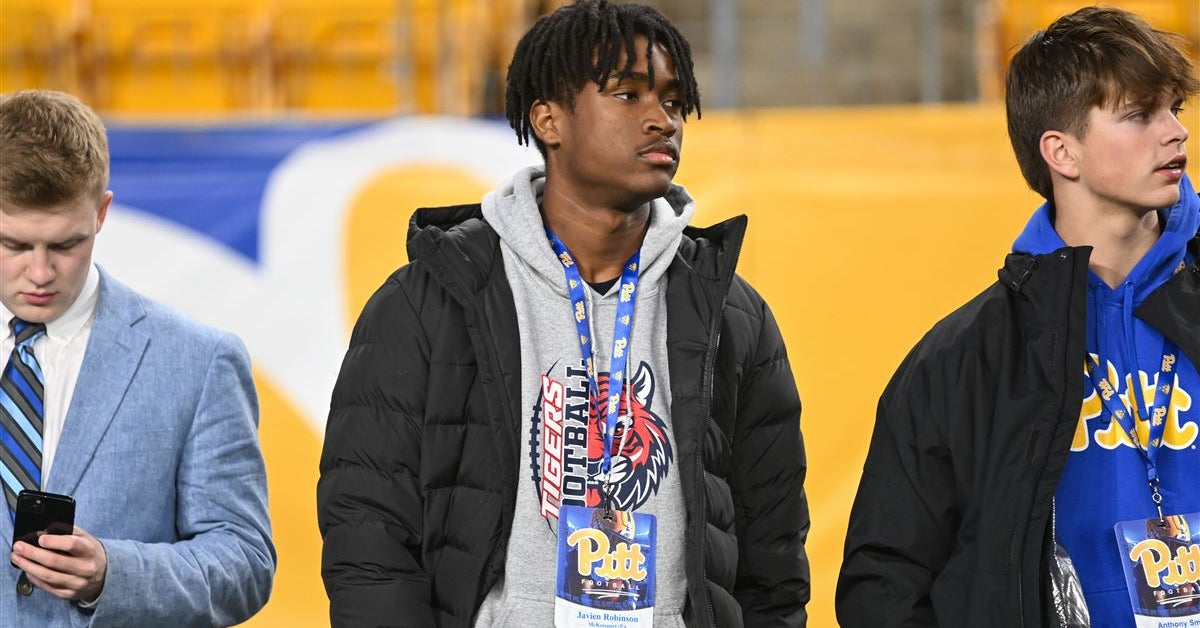 WPIAL standout Javien Robinson discusses Pitt offer