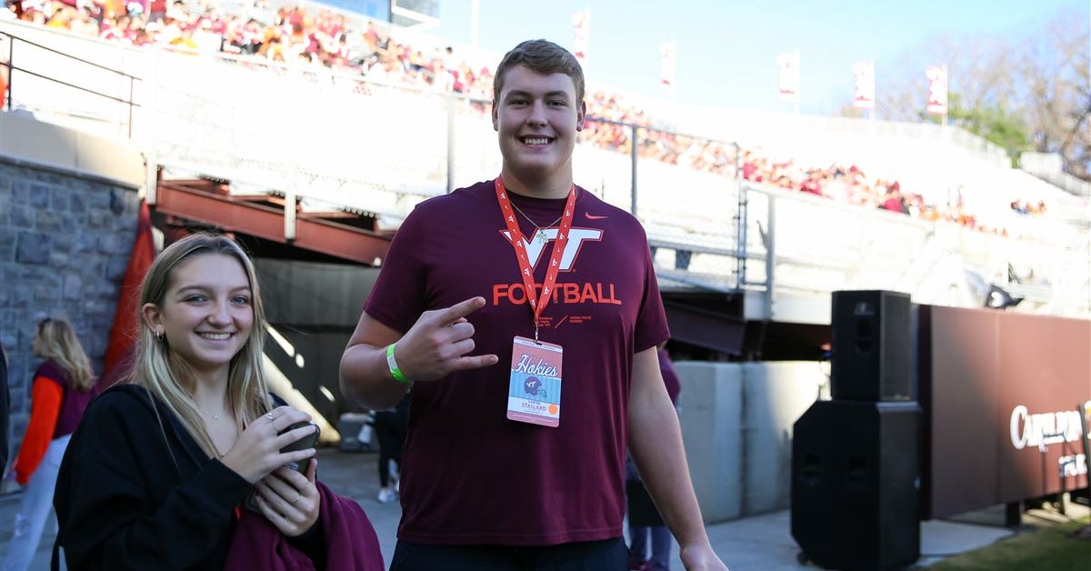 Virginia Tech OL commit Carter Stallard recaps his decision to choose ...