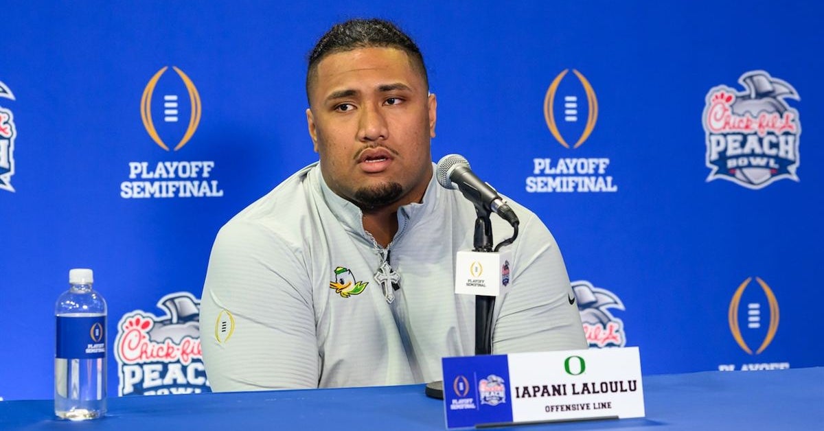 Notable quotes from Oregon center Iapani Laloulu following Oregon's ...