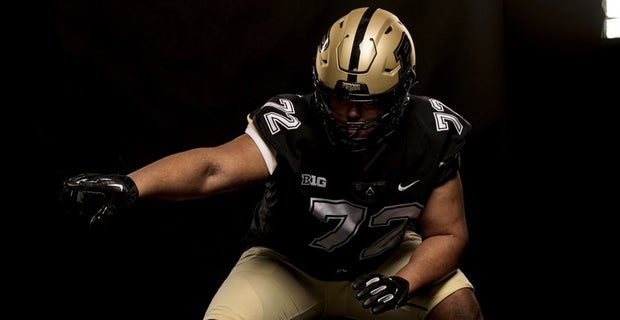 Ohio offensive lineman Jaden Ball commits to Purdue following a spring ...