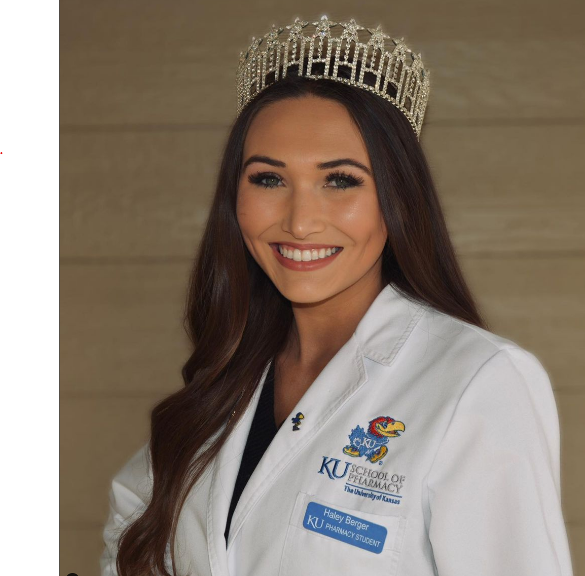 Miss Kansas is a KU alum..