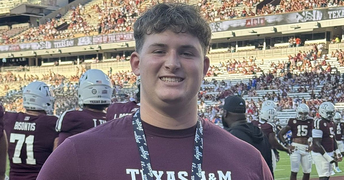 2027 Top247 OT Jackson Roper makes Texas A&M his latest fall stop