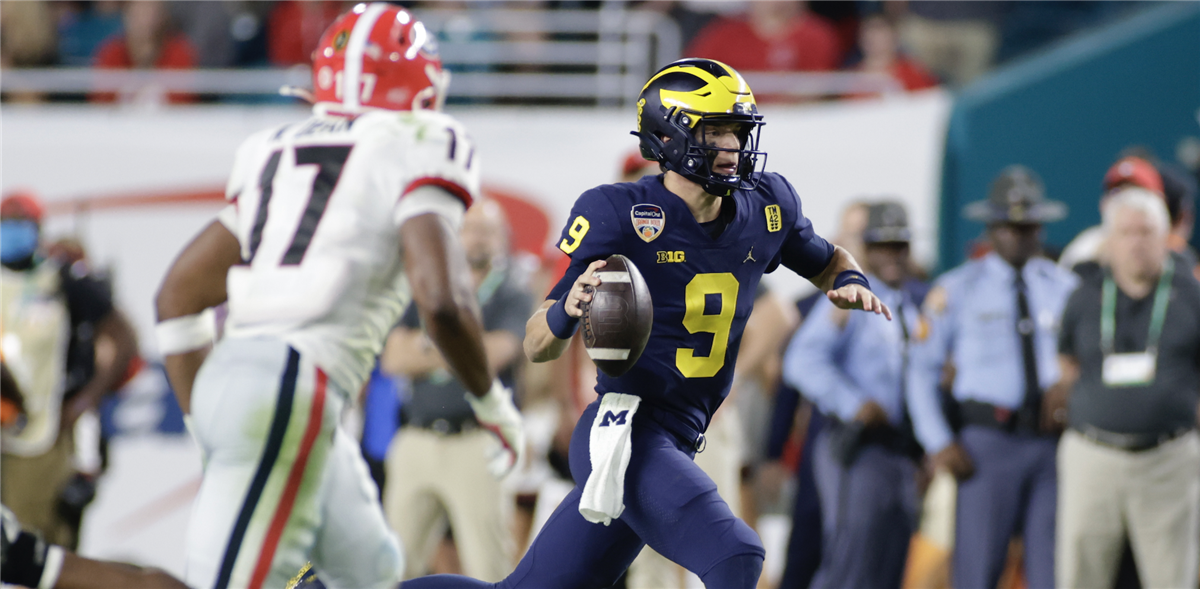 Michigan QB J.J. McCarthy admits Georgia's defense was too talented in ...