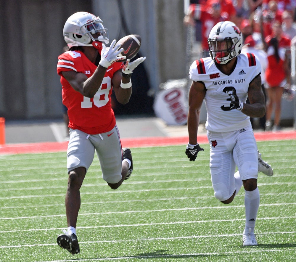 Sights and Sounds: Buckeyes jump on Arkansas State early with big plays
